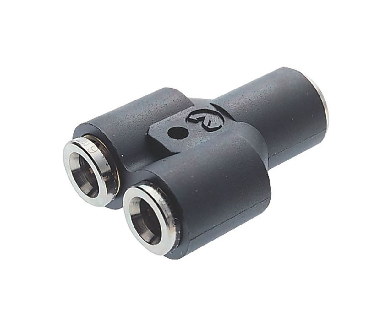 Push-in Y Connector fittings enable quick tubing connection and ...